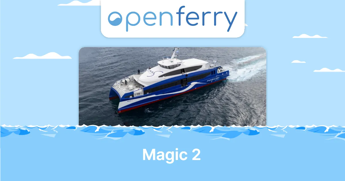 Magic 2 Live Tracking, Information & Tickets | Magic Sea Ferries ...
