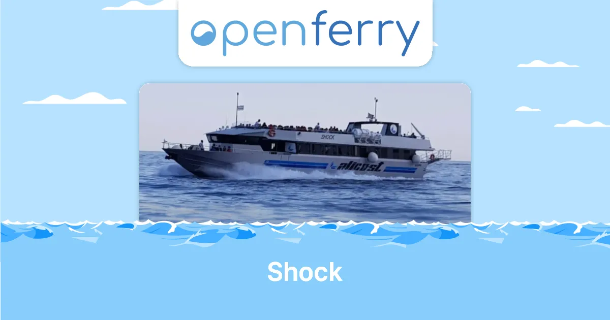 Shock Live Tracking, Information & Tickets | Alilauro | Openferry
