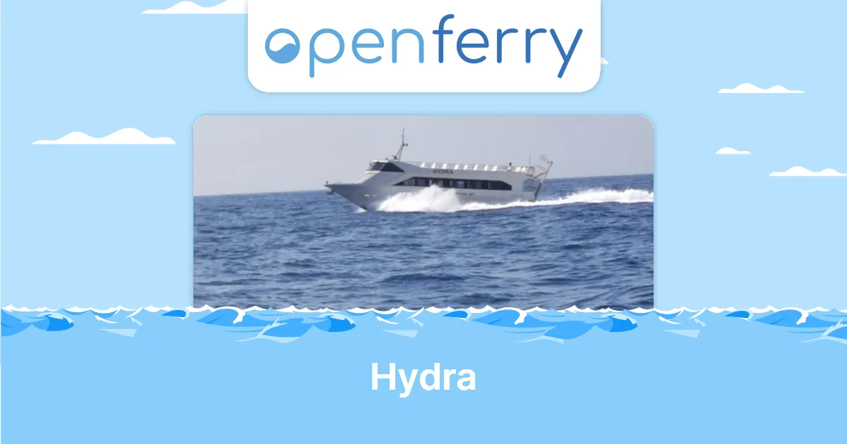 Hydra Live Tracking, Information & Tickets | Positano Jet | Openferry