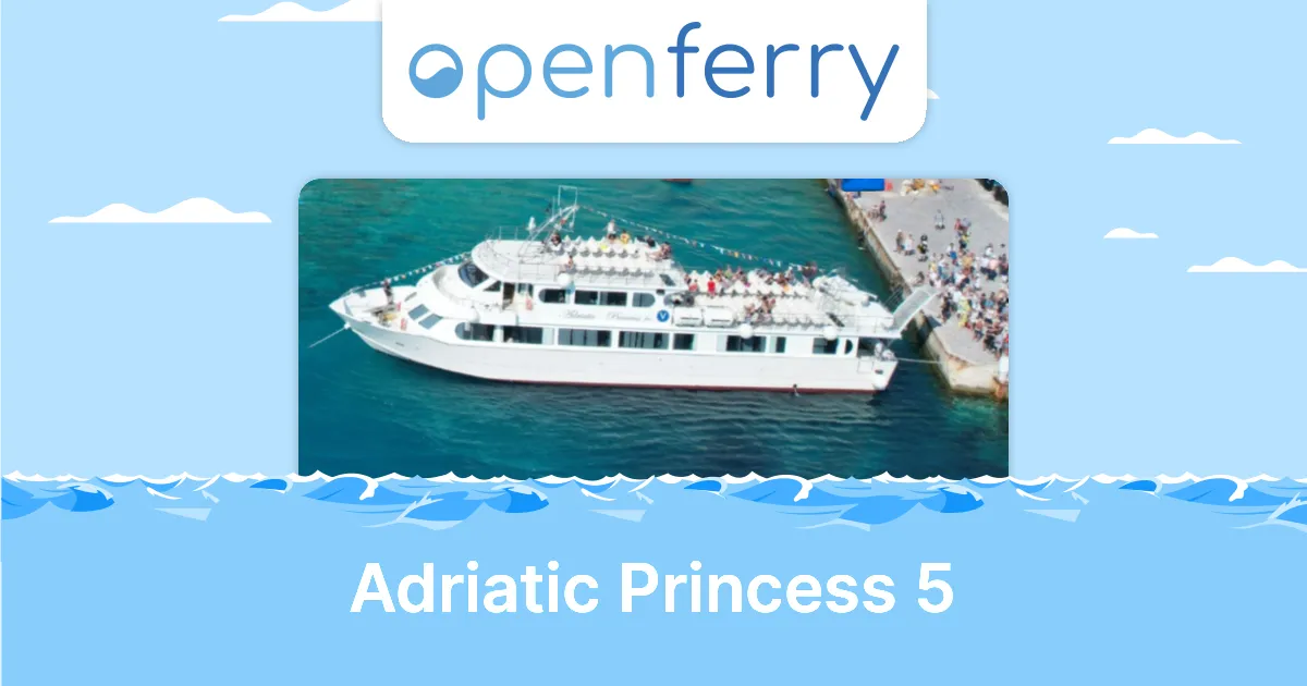 Adriatic Princess 5 Live Tracking, Information & Tickets | Navi Tremiti ...