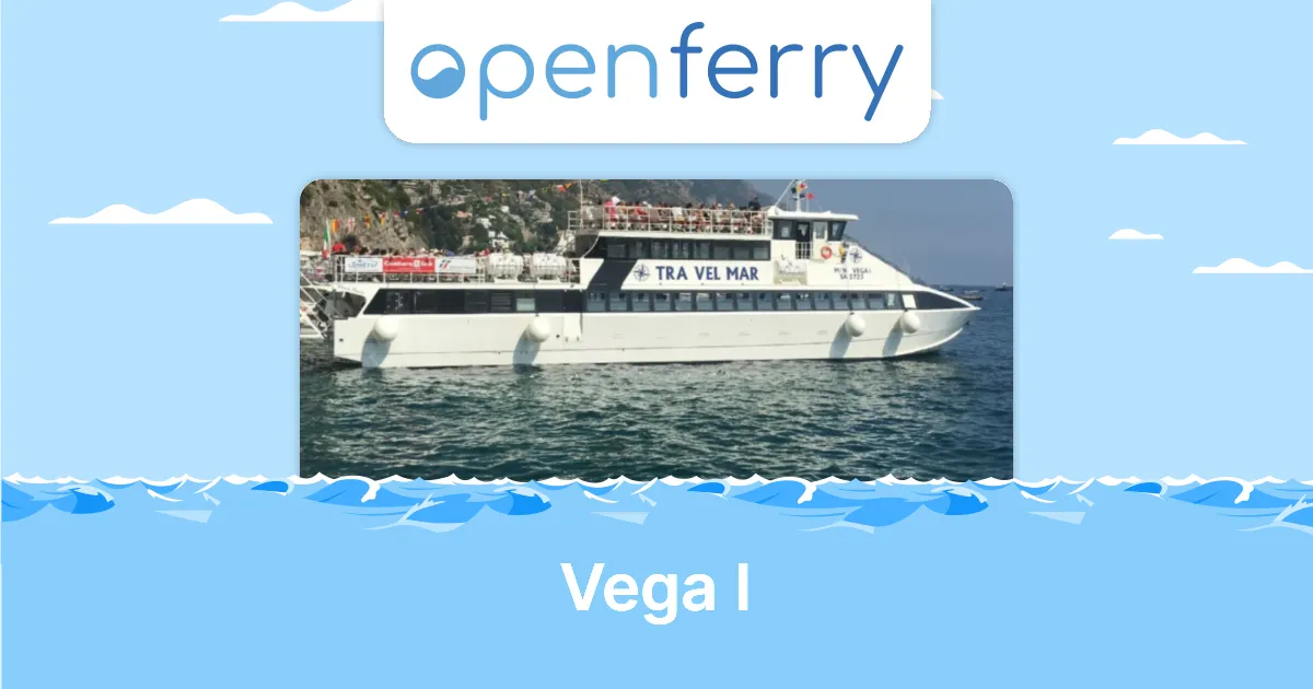 Vega I Live Tracking, Information & Tickets | Travelmar | Openferry
