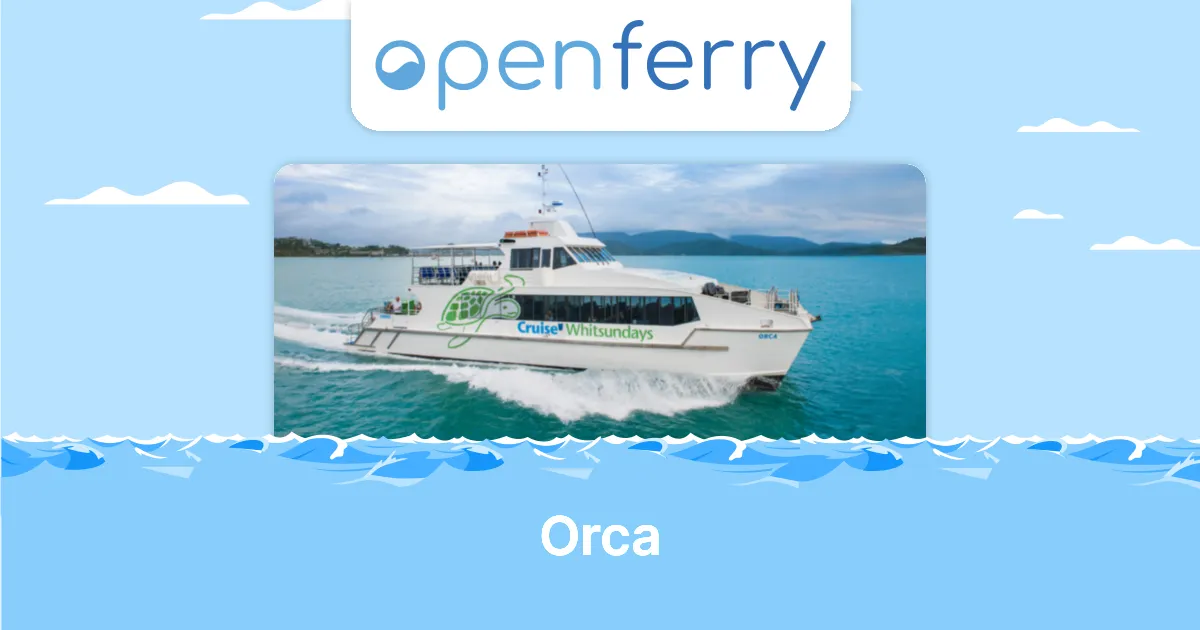 Orca Live Tracking, Information & Tickets | Cruise Whitsundays | Openferry