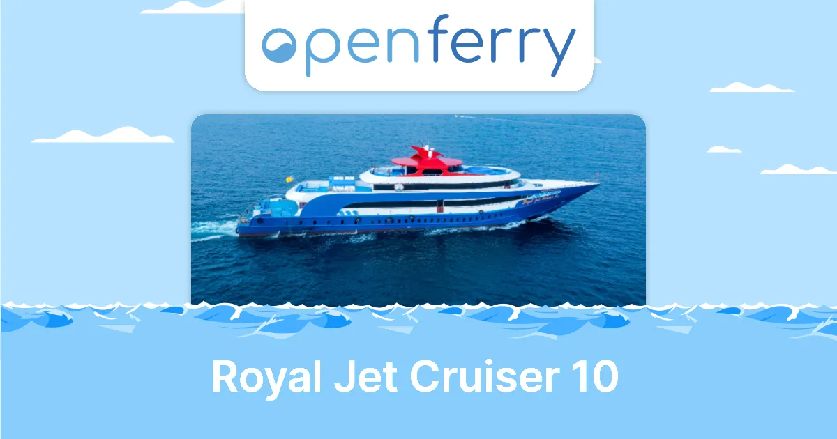 Royal Jet Cruiser 10 Live Tracking, Information & Tickets | Andaman ...