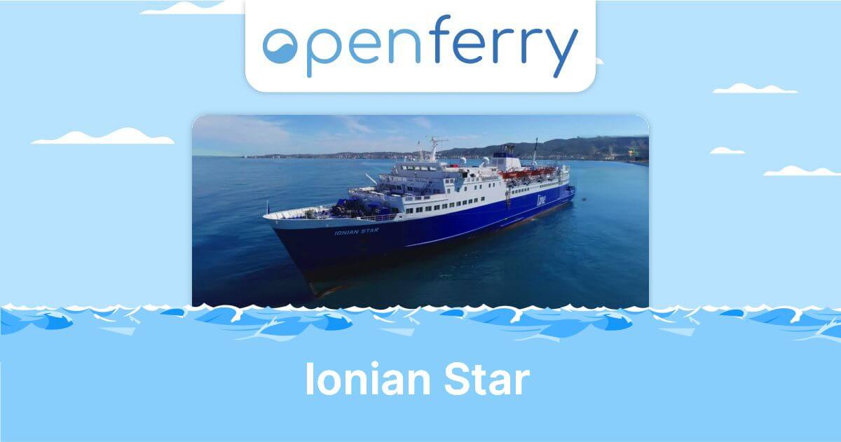 Ionian Star Live Tracking, Information & Tickets | Starlines | Openferry