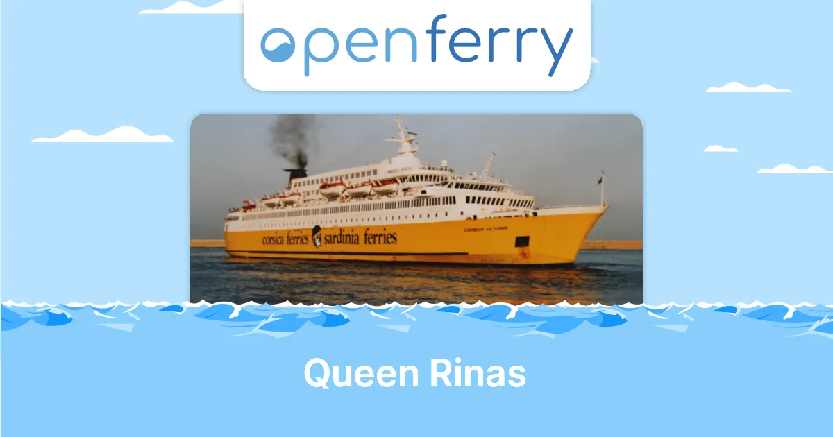 Queen Rinas Live Tracking, Information & Tickets | Corsica Ferries ...