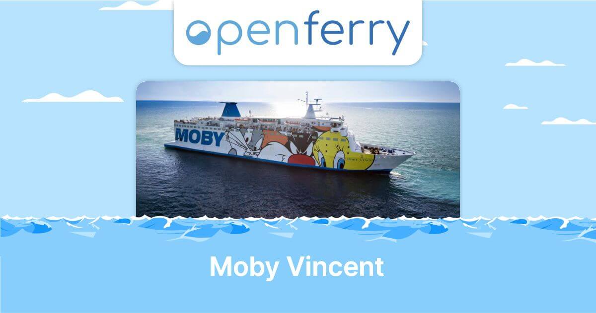 Moby Vincent Live Tracking, Information & Tickets | Moby Lines | Openferry