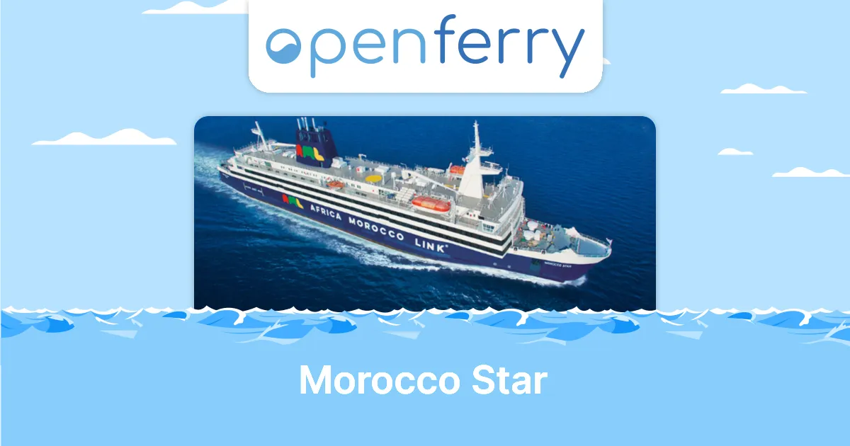 Morocco Star Live Tracking, Information & Tickets | AML | Openferry