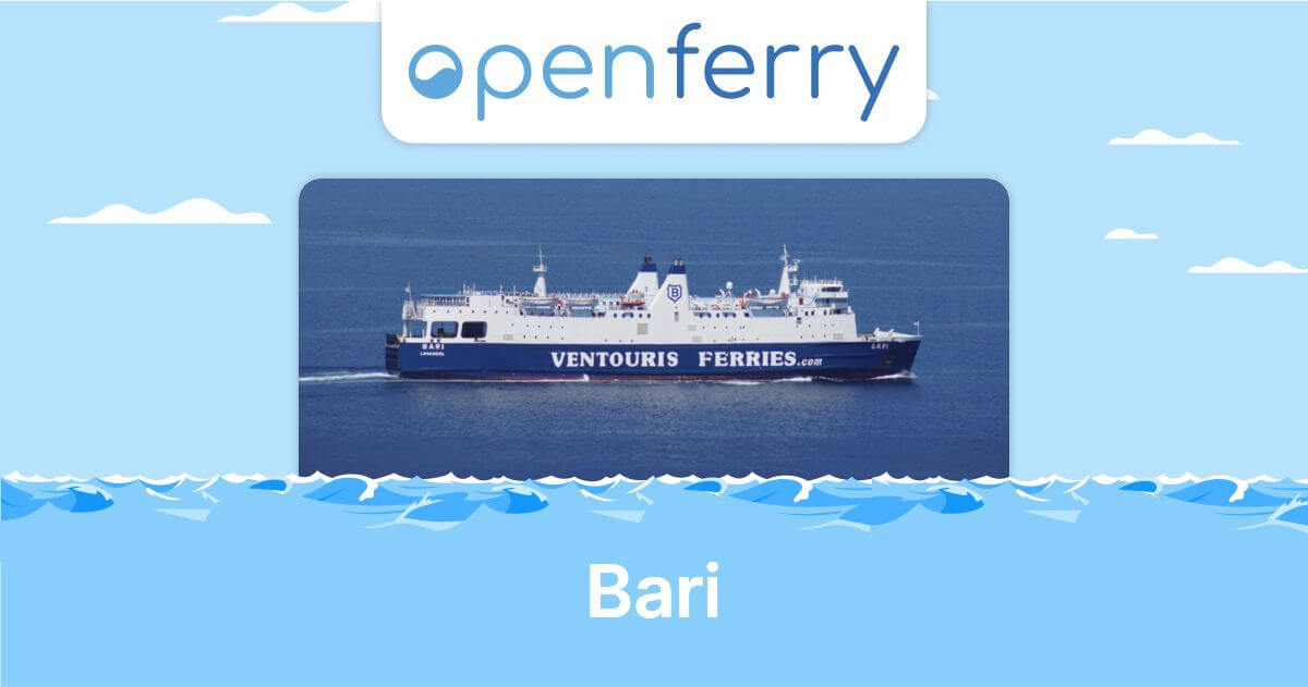 Bari Live Tracking, Information & Tickets | Ventouris Ferries | Openferry
