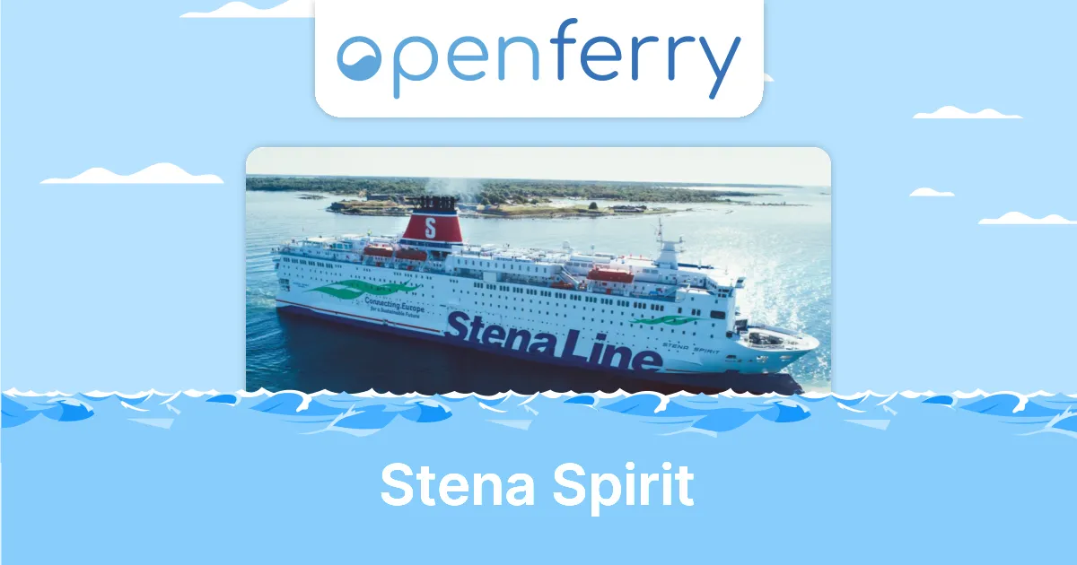 Stena Spirit Live Tracking, Information & Tickets | Stena Line | Openferry