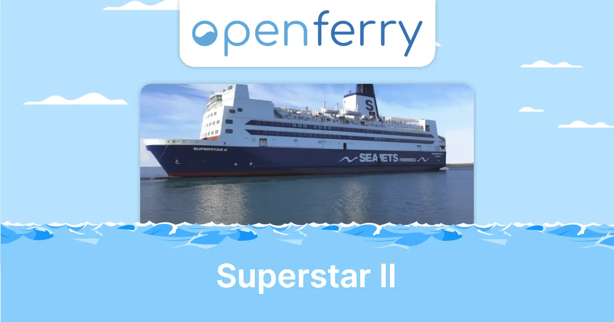 Live tracking, informatie en tickets voor Superstar II | SeaJets ...