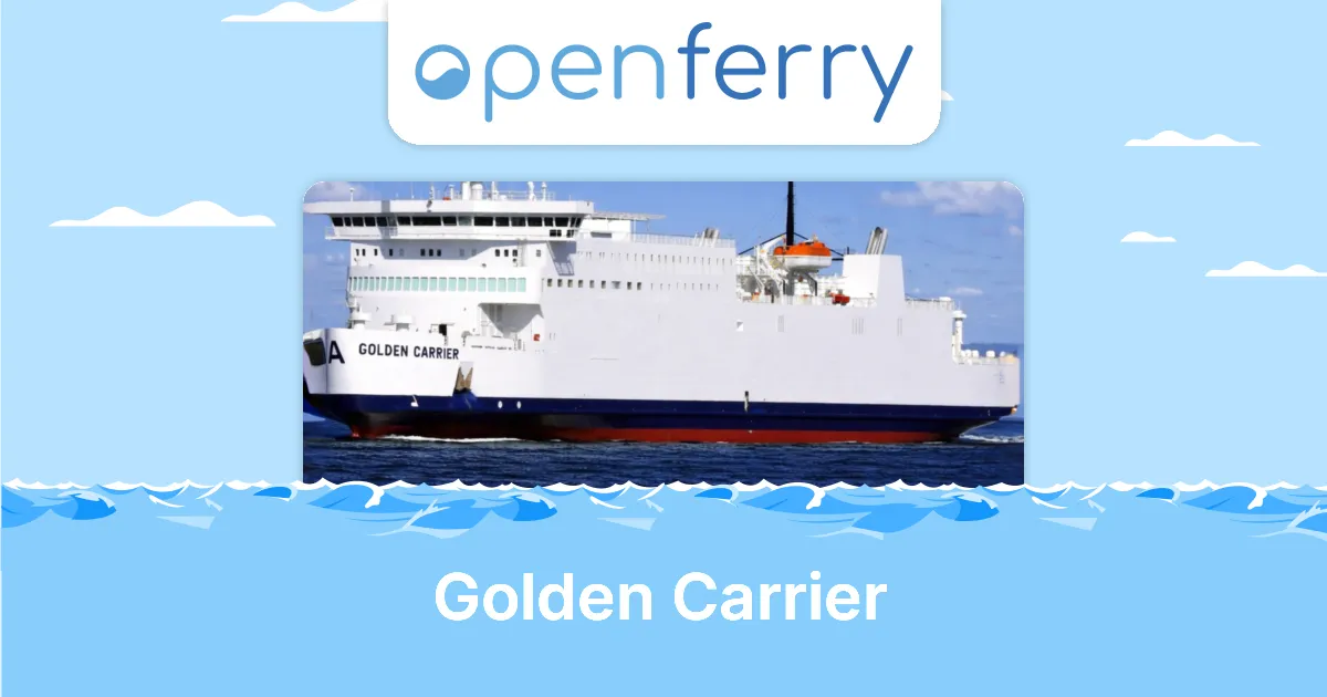Golden Carrier Live Tracking, Information & Tickets | Grandi Navi ...