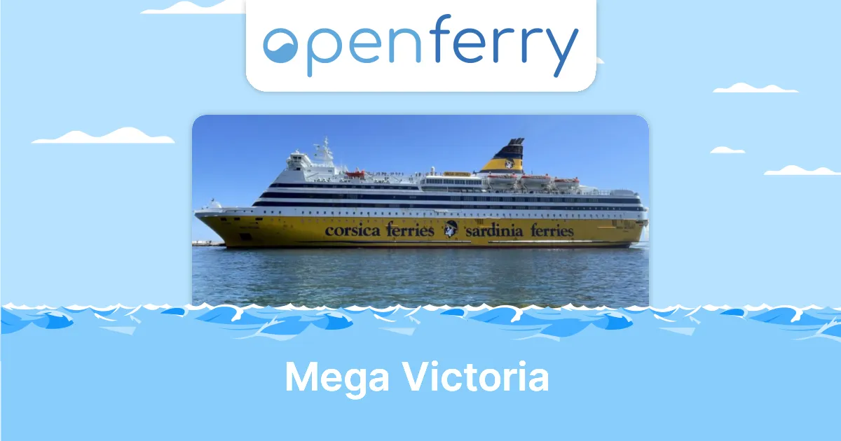 Mega Victoria Live Tracking, Information & Tickets | Corsica Ferries ...