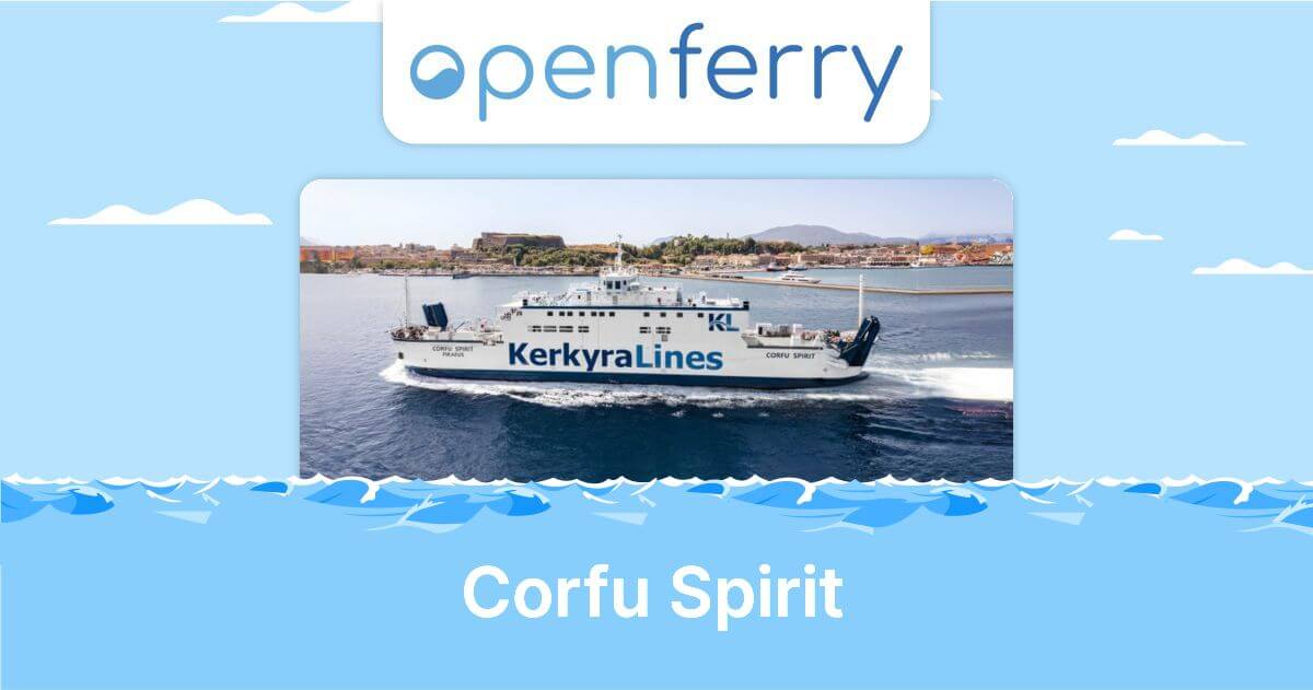 Corfu Spirit Live Tracking, Information & Tickets | Kerkyra Lines ...