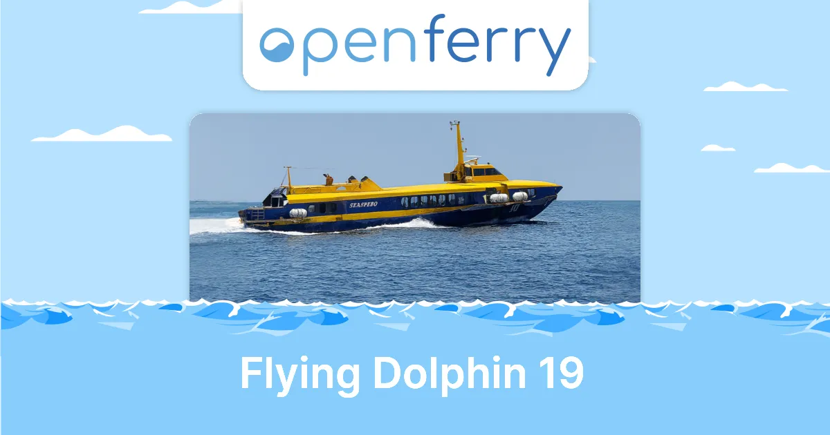 Monitoraggio in tempo reale della nave Flying Dolphin 19, informazioni ...