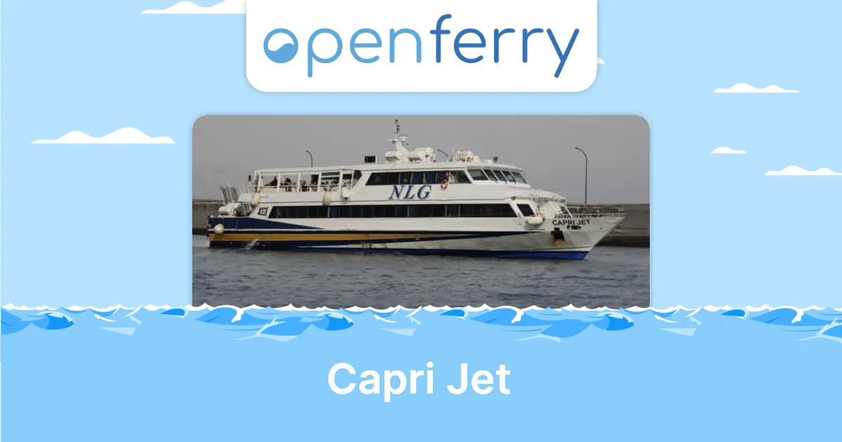 Capri Jet Live Tracking, Information & Tickets | NLG | Openferry