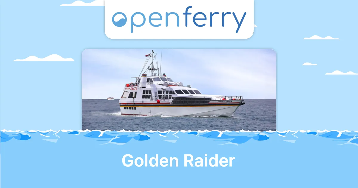 Golden Raider Live Tracking, Information & Tickets | Batam Fast Ferry ...