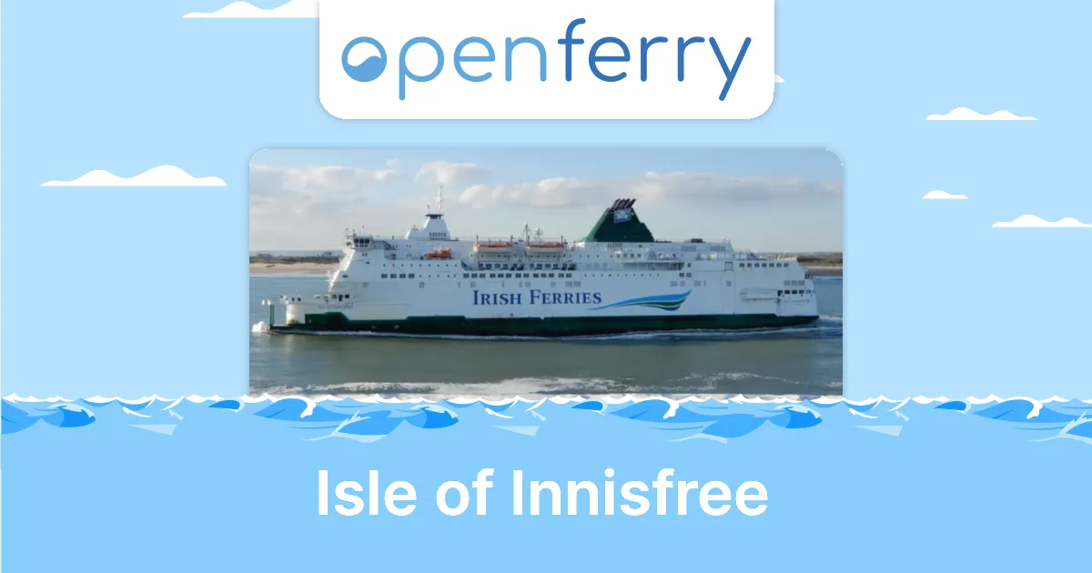 Isle of Innisfree Live Tracking, Information & Tickets | Irish Ferries ...