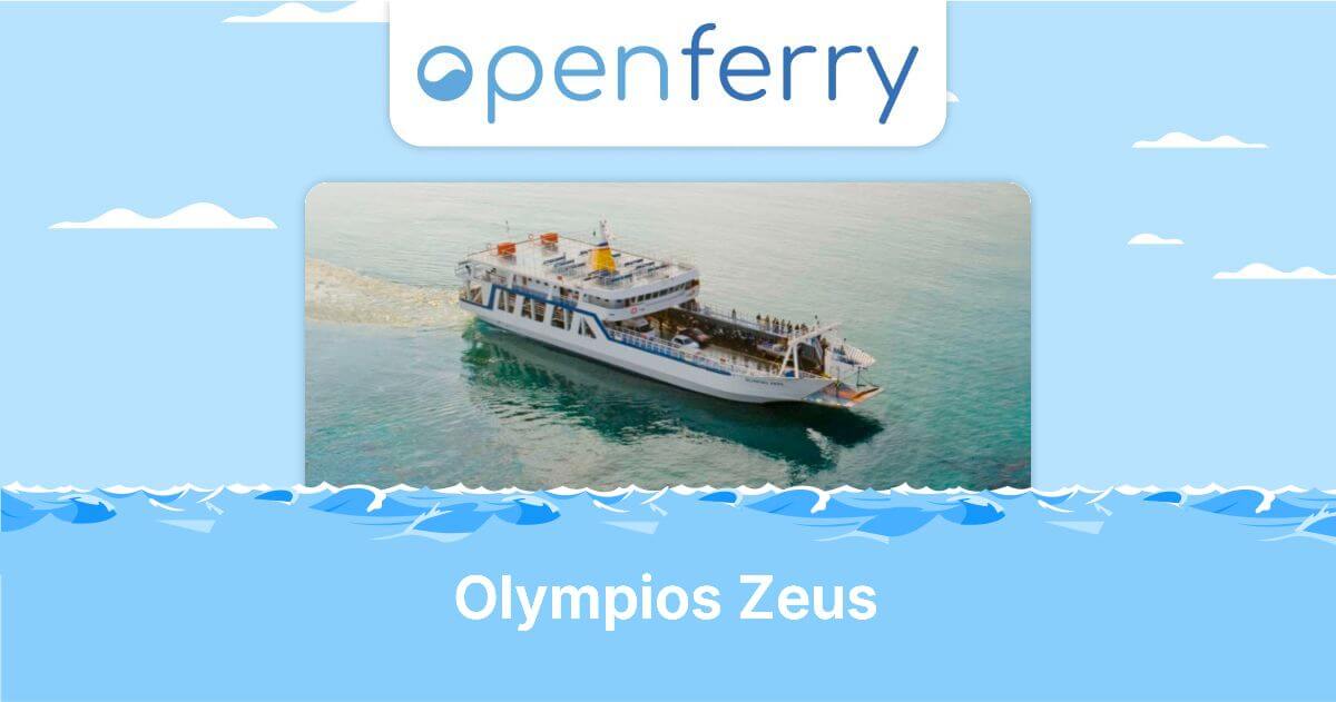 Olympios Zeus Live Tracking, Information & Tickets | Anem Ferries ...