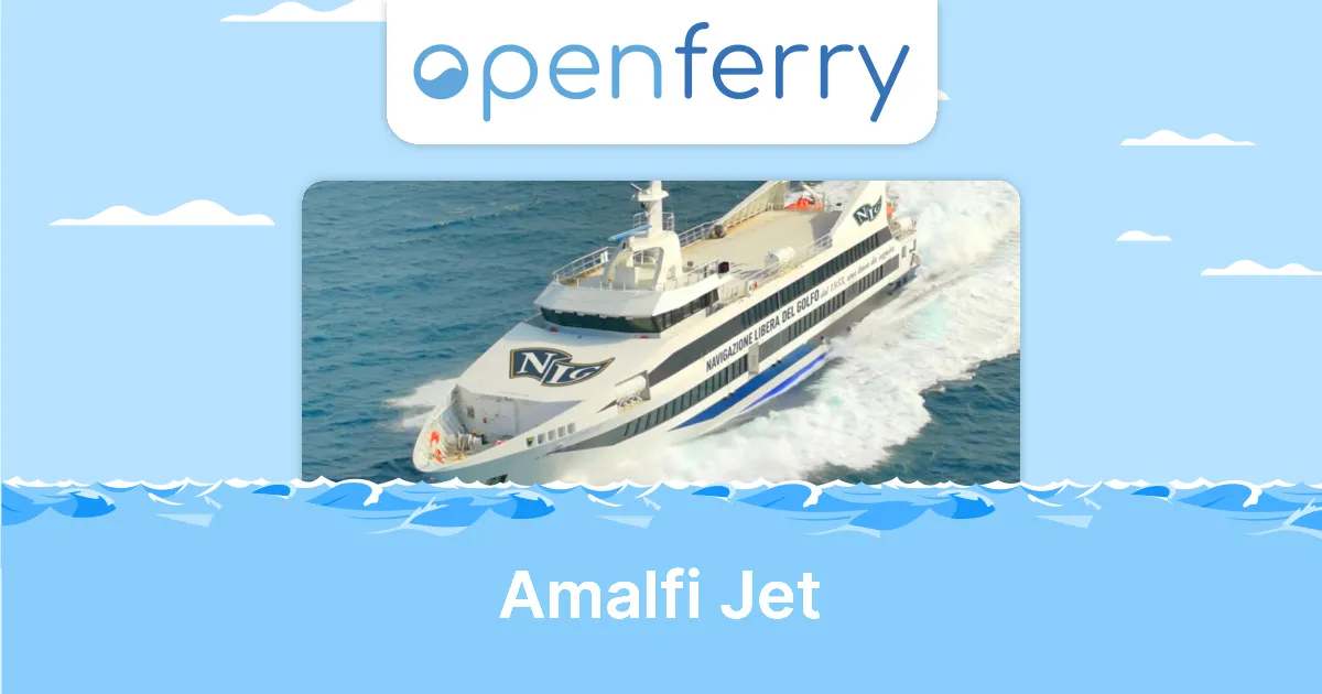 Amalfi Jet Live Tracking, Information & Tickets | NLG | Openferry
