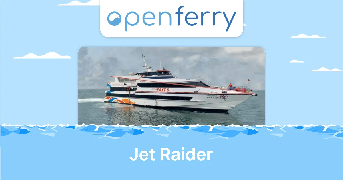 Jet Raider Live Tracking, Information & Tickets | Batam Fast Ferry ...