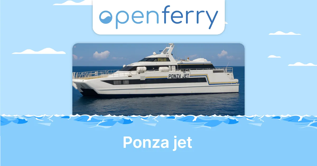 Ponza jet Live Tracking, Information & Tickets | NLG | Openferry