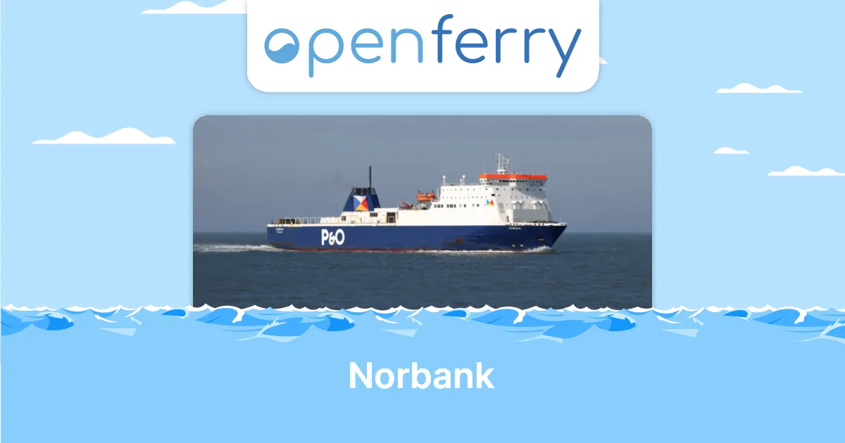 Suivi en direct, informations et billets concernant Norbank | P&O ...