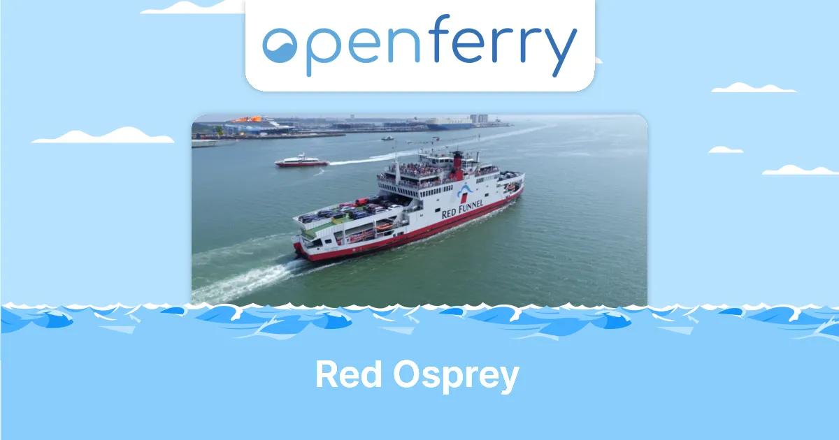 Red Osprey Live Tracking, Information & Tickets | Red Funnel | Openferry