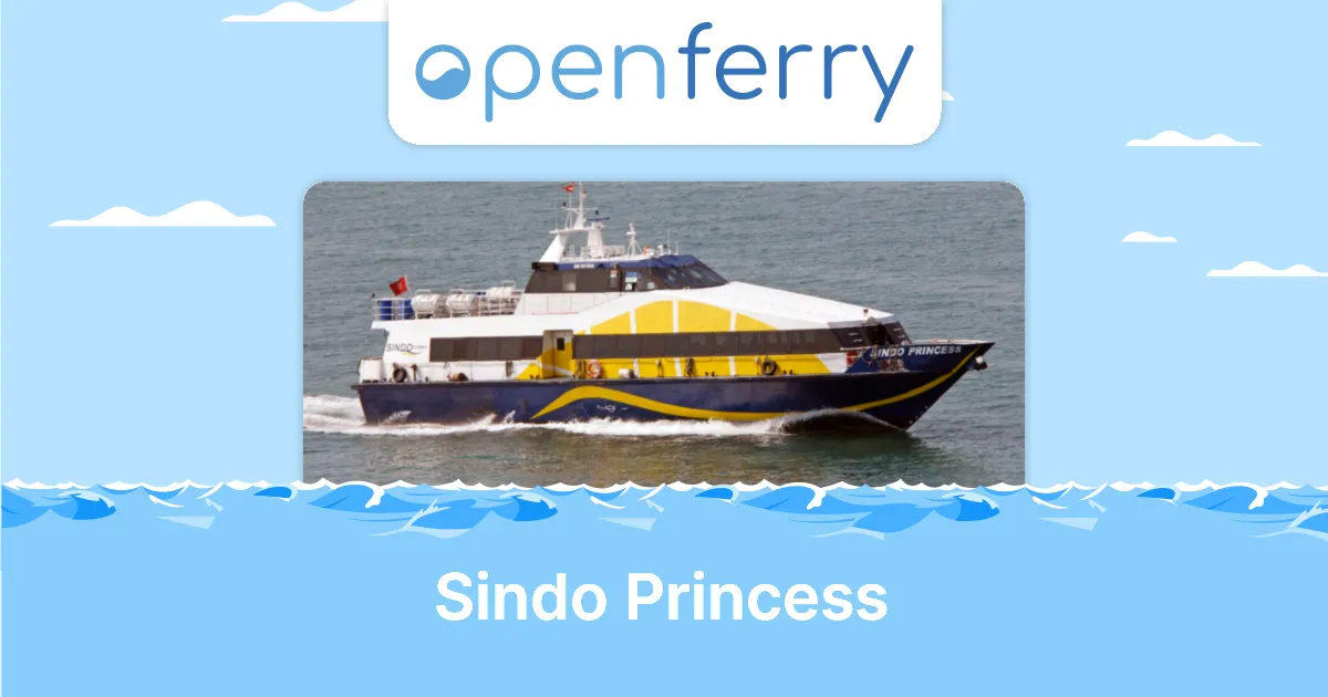 Sindo Princess Live Tracking, Information & Tickets | Sindo Ferry ...