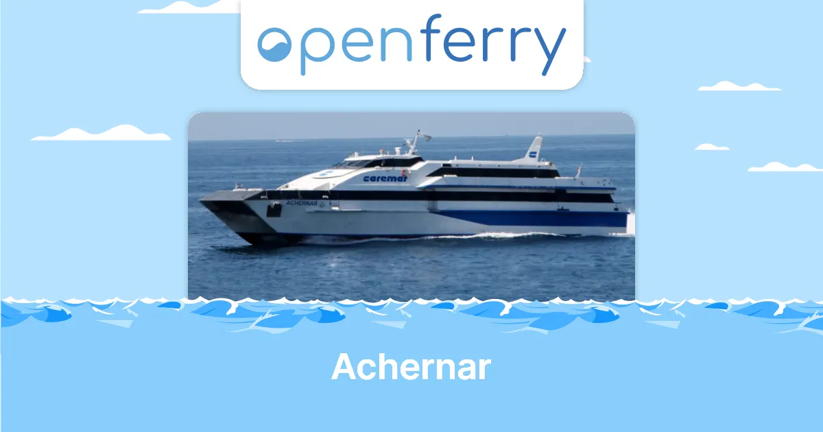 Achernar Live Tracking, Information & Tickets | Caremar | Openferry
