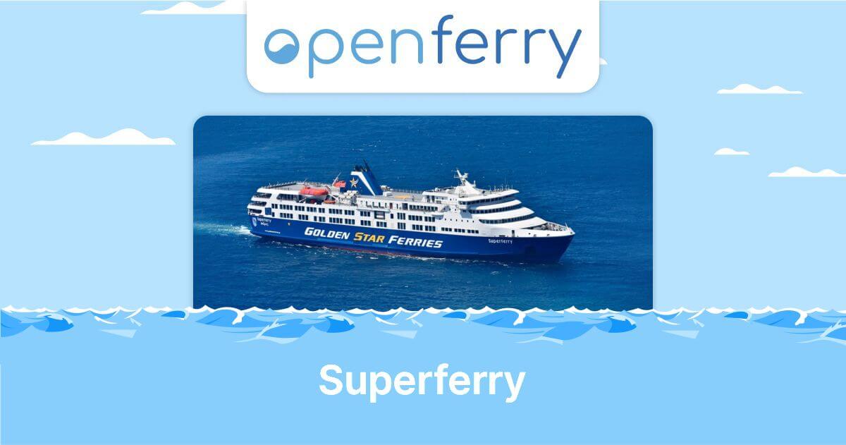 Superferry Live Tracking, Information & Tickets | Golden Star Ferries ...