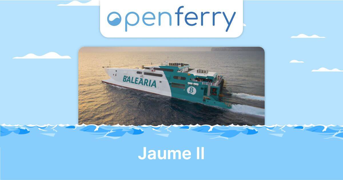 Jaume II Live Tracking, Information & Tickets | Balearia | Openferry