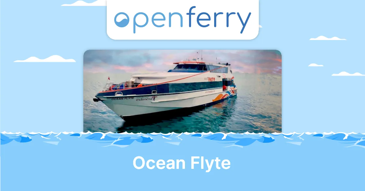 Ocean Flyte Live Tracking, Information & Tickets | Batam Fast Ferry ...