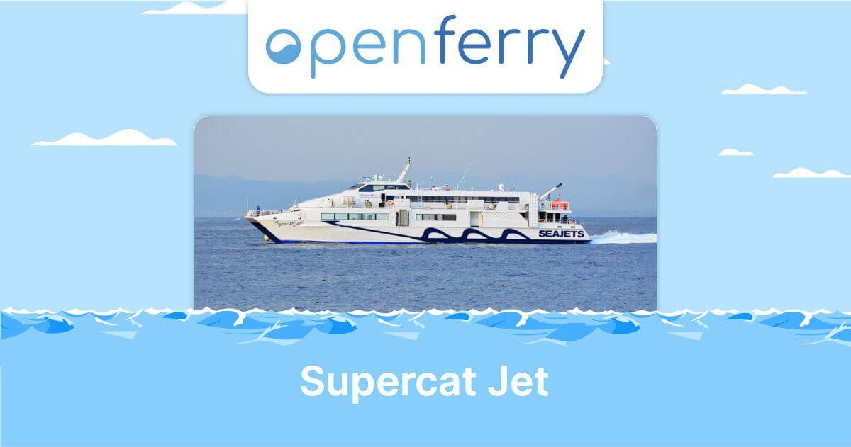Supercat Jet Ζωντανή παρακολούθηση, πληροφορίες και εισιτήρια | {{SITE_NAME}} | SeaJets | Openferry