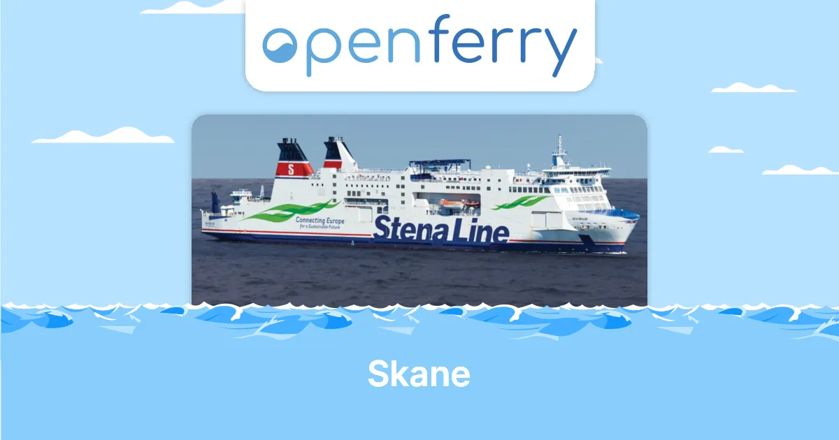 Skane Live Tracking, Information & Tickets | Stena Line | Openferry