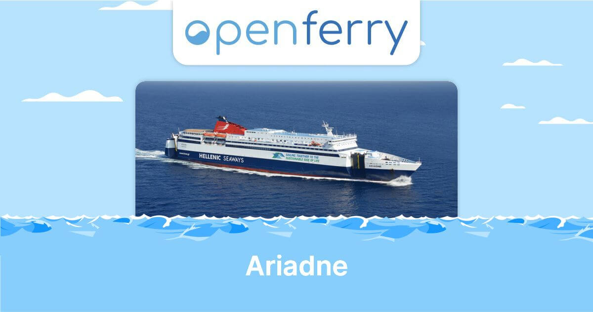 Ariadne Live Tracking, Information & Tickets | Hellenic Seaways | Openferry