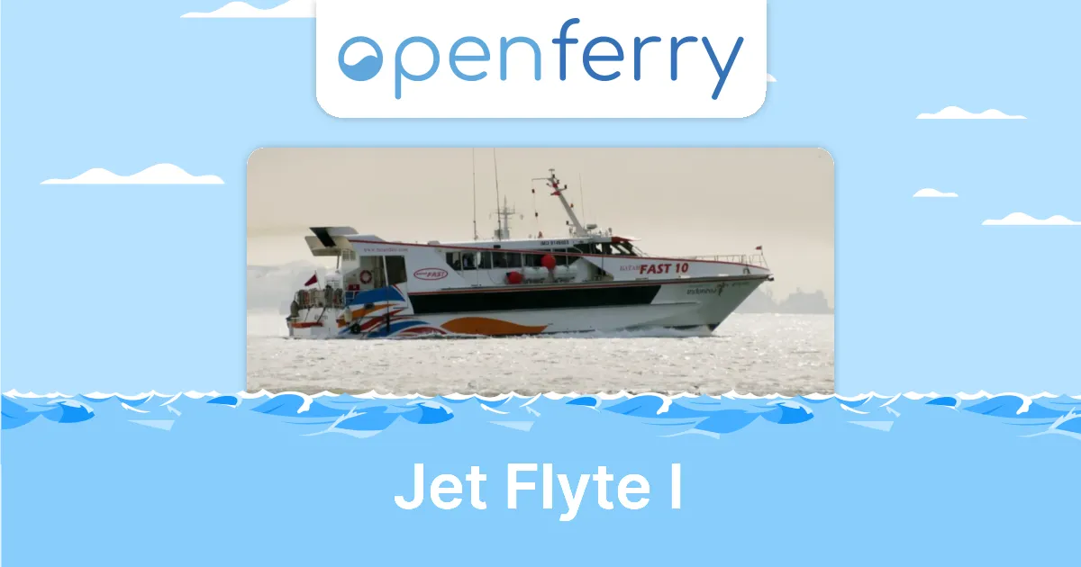 Jet Flyte I Live Tracking, Information & Tickets | Batam Fast Ferry ...