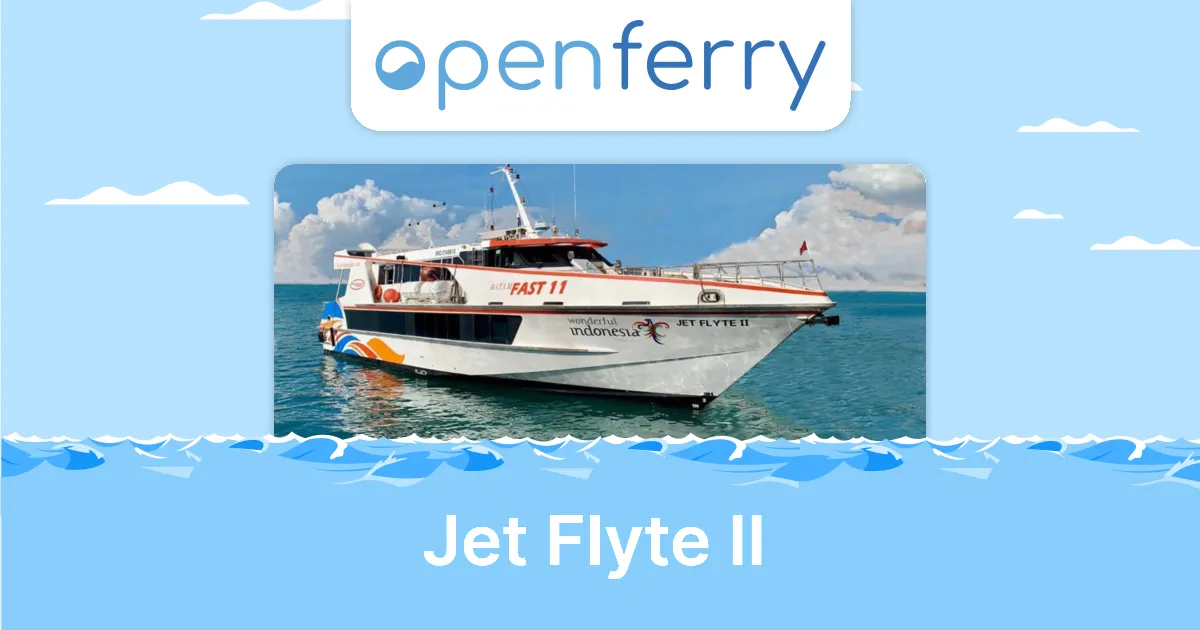 Jet Flyte II Live Tracking, Information & Tickets | Batam Fast Ferry ...