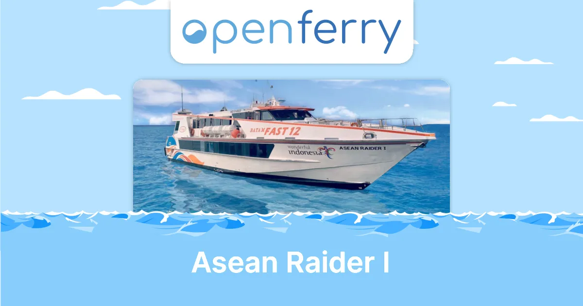 Asean Raider I Live Tracking, Information & Tickets | Batam Fast Ferry ...
