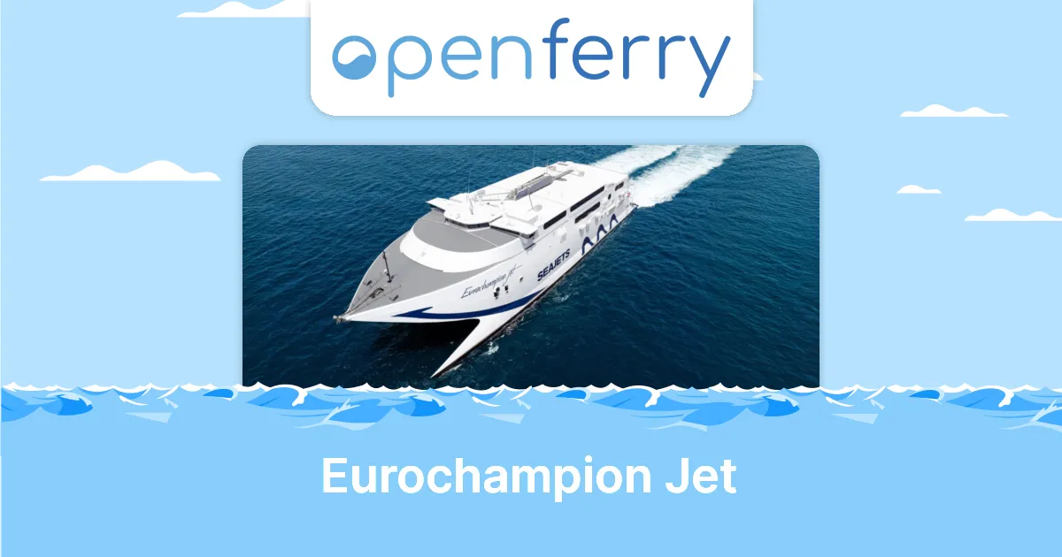 Eurochampion Jet Live Tracking, Information & Tickets | SeaJets | Openferry