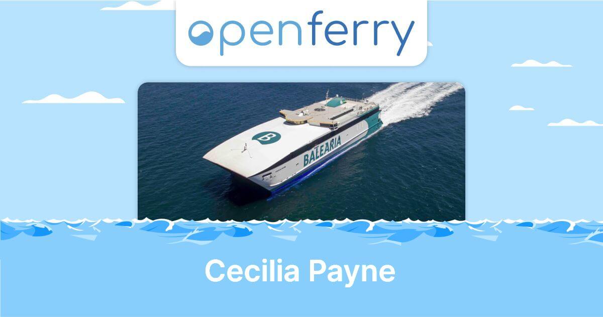 Cecilia Payne Live Tracking, Information & Tickets | Balearia | Openferry