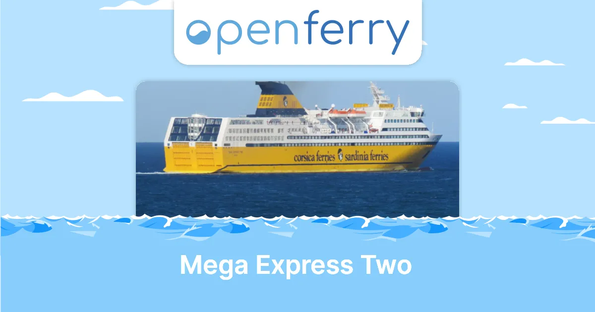 Mega Express Two Live Tracking, Information & Tickets | Corsica Ferries ...