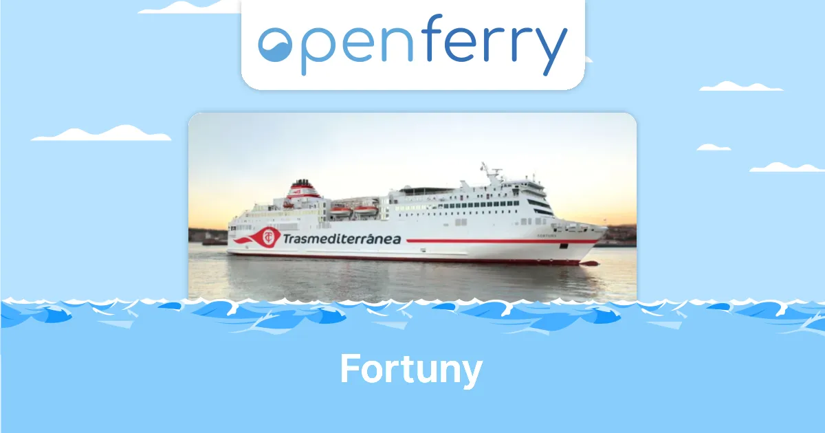 Fortuny Live Tracking, Information & Tickets | Naviera Armas | Openferry
