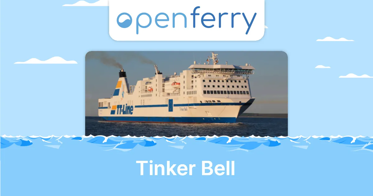 Tinker Bell Live Tracking, Information & Tickets | TT Line | Openferry