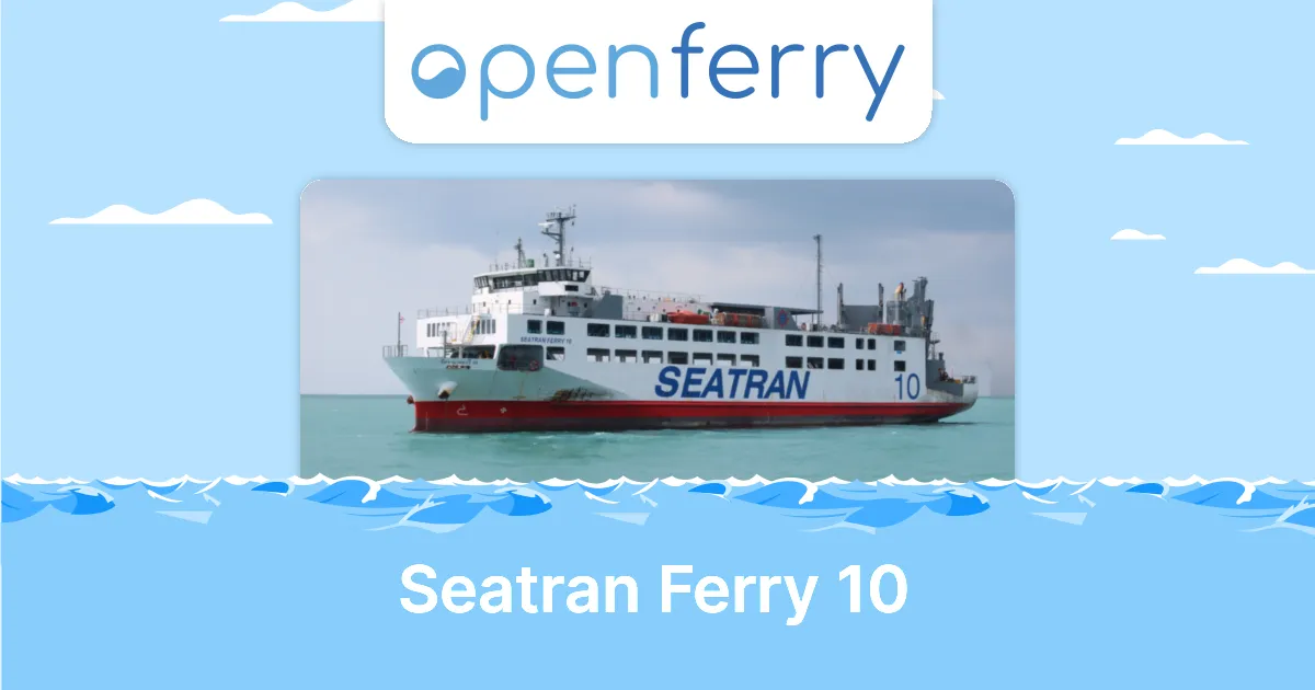 Seatran Ferry 10 Live Tracking, Information & Tickets | Seatran Ferry ...