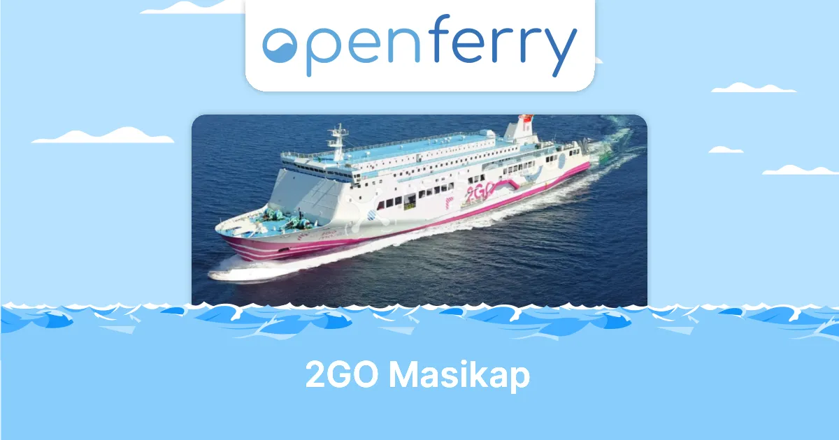 2GO Masikap Live Tracking, Information & Tickets | 2GO Travel | Openferry