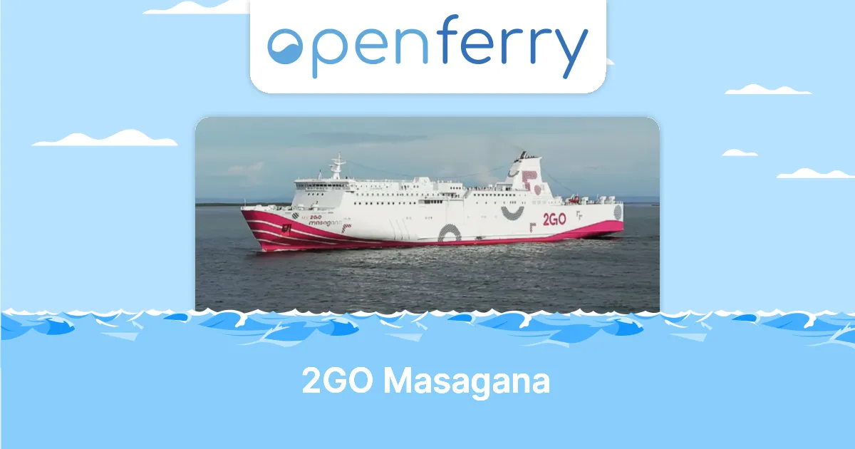 2GO Masagana Live Tracking, Information & Tickets | 2GO Travel | Openferry