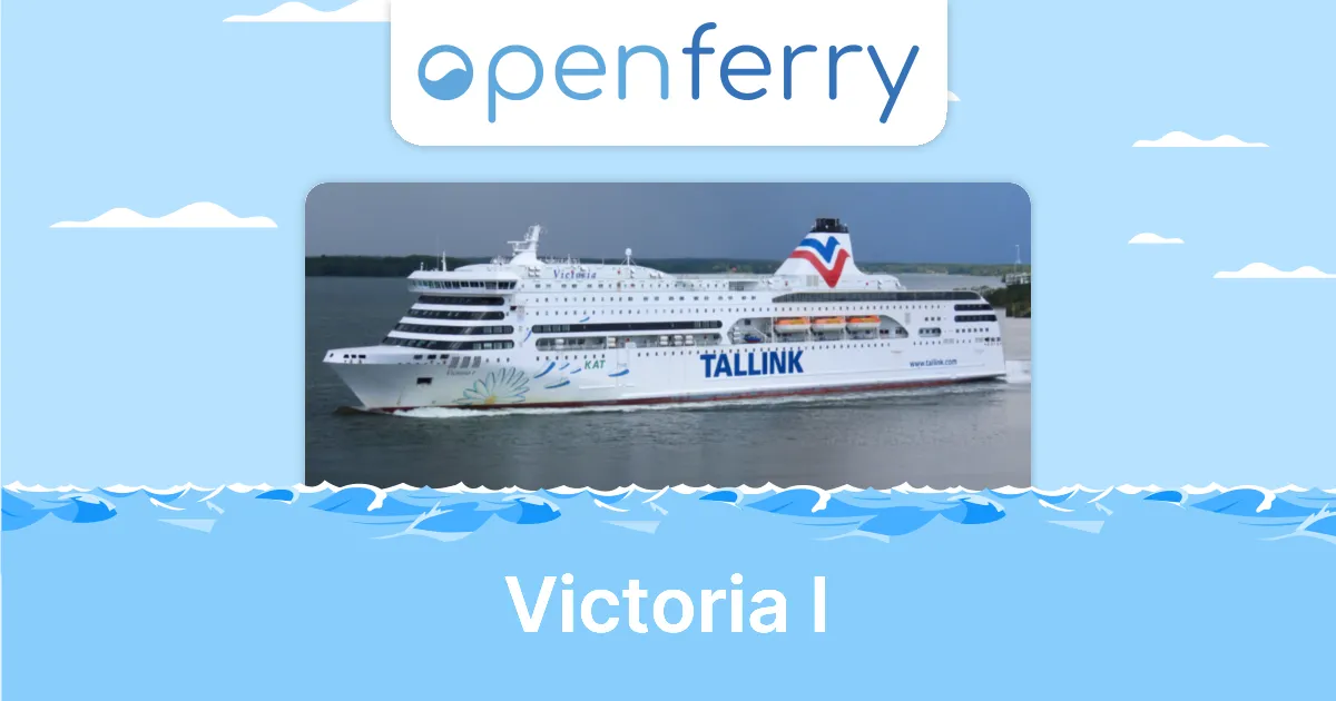 Victoria I Live Tracking, Information & Tickets | Tallink Silja | Openferry