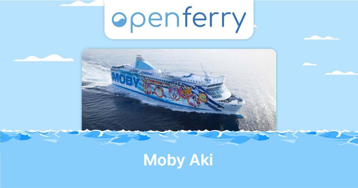 Moby Aki Live Tracking, Information & Tickets | Tirrenia | Openferry
