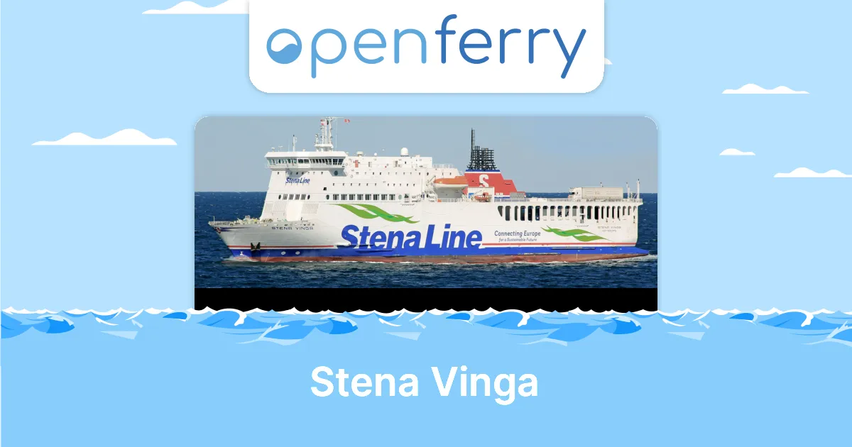 Stena Vinga Live Tracking, Information & Tickets | Stena Line | Openferry