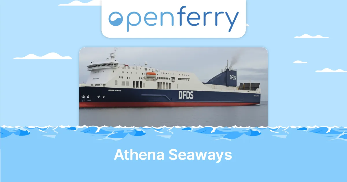 Athena Seaways Live Tracking, Information & Tickets | DFDS Seaways | Openferry